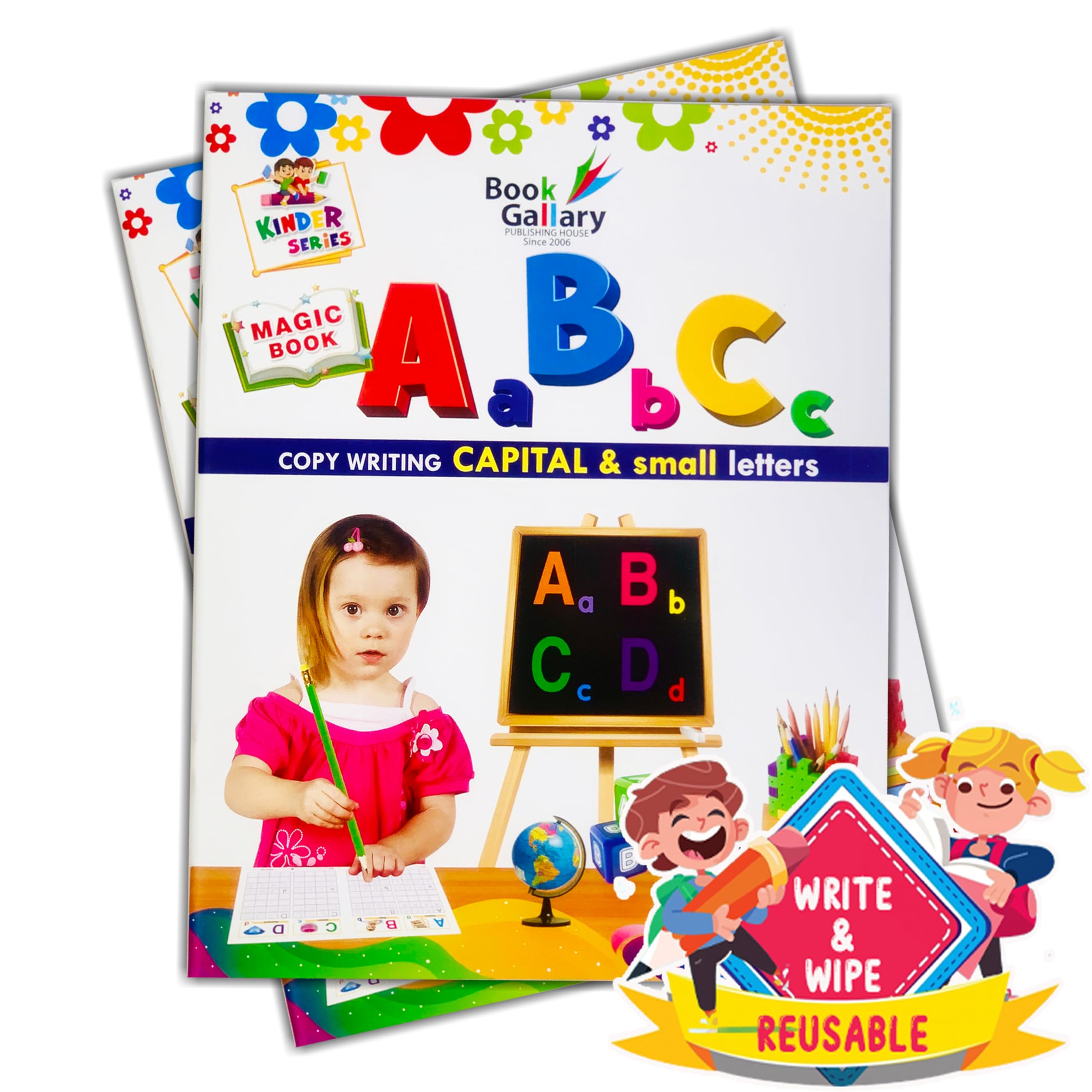 Buy Book Gallery ABCD Writing Practice Book for Kids | Learn, Trace ...