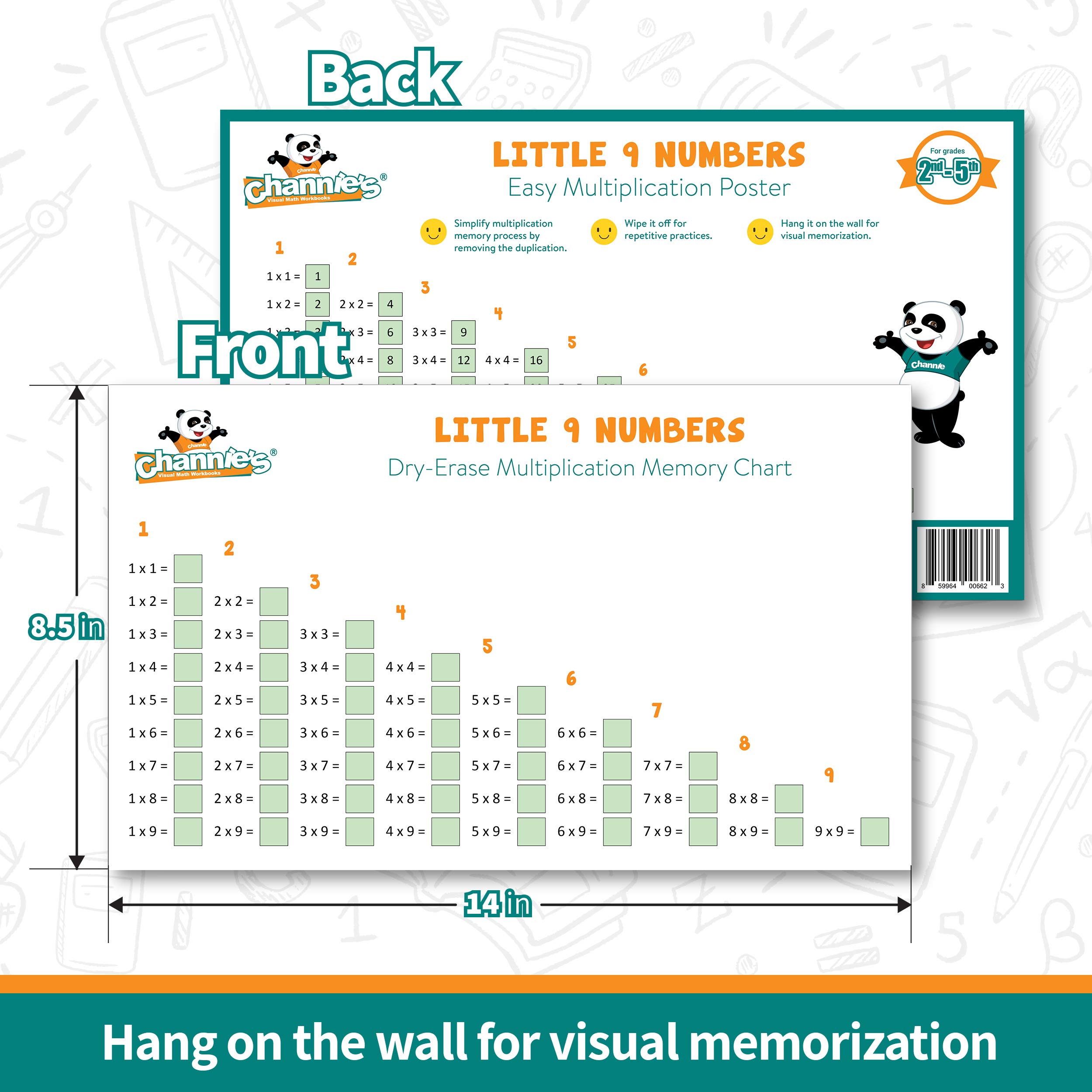 Snapklik.com : Channies Math Practice Combo Pack For Elementary School Students, One Page A Day ...