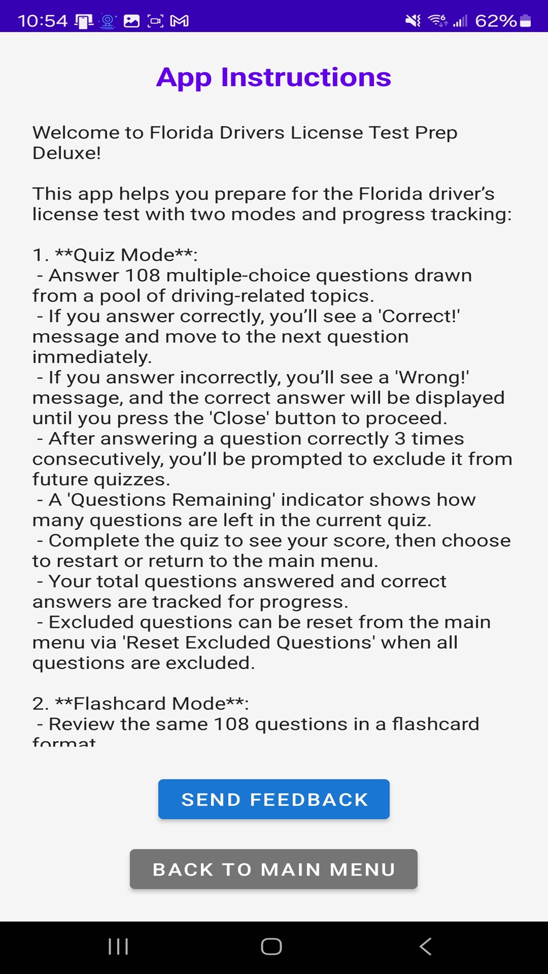 Florida Drivers License Test Prep Deluxe - App on Amazon Appstore