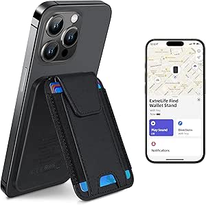 Amazon.com: for Magsafe Wallet, Works with Apple Find My, Privacy Flap, Magnetic Wallet for ...