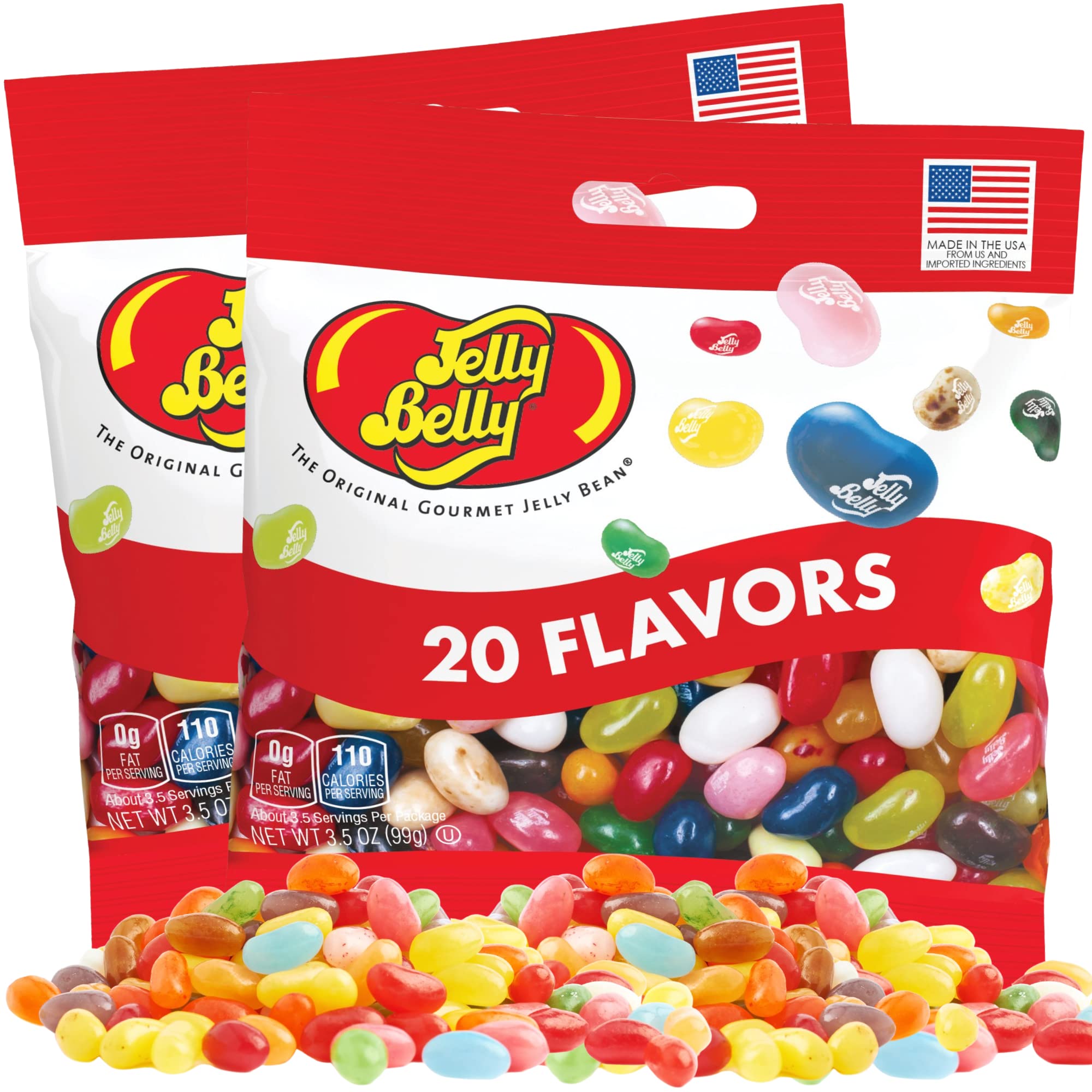 Amazon.com: 20 Assorted Jelly Bean Flavors, Gourmet Candy, Shareable ...