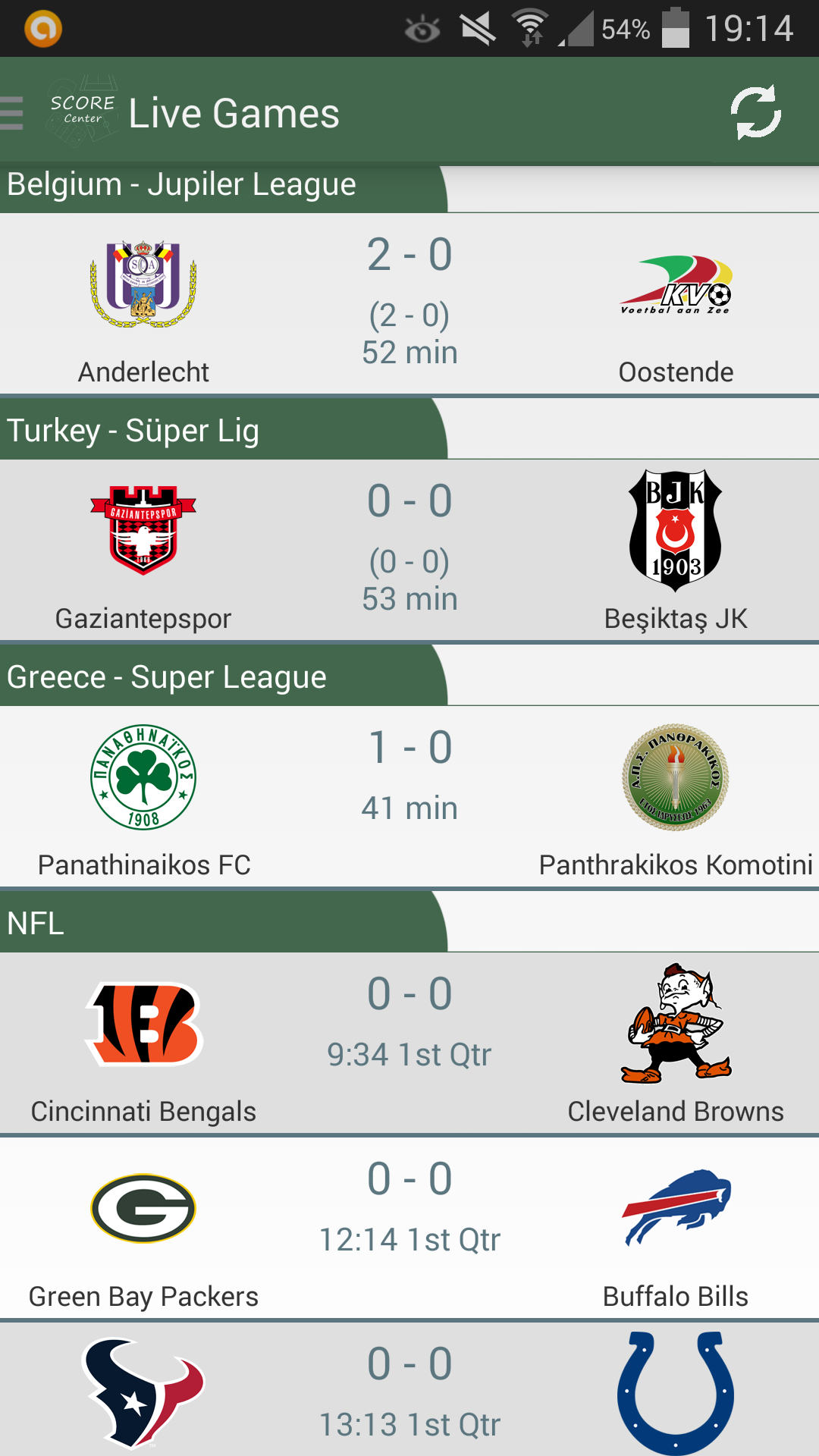 Score Center - App on the Amazon Appstore