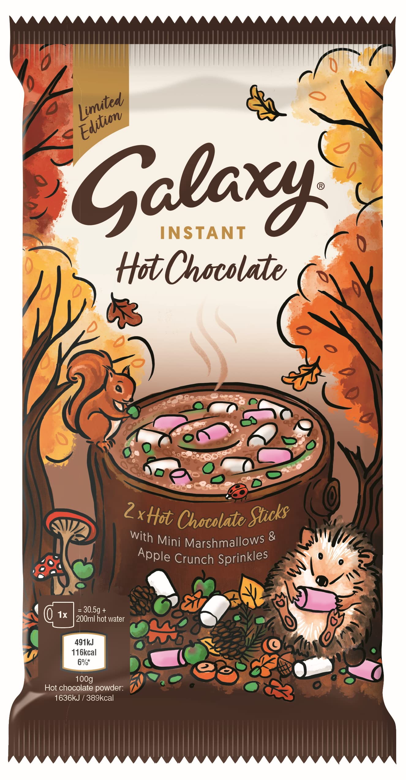 Buy GALAXY Hot Chocolate Sachets with Mini Marshmallows & Apple Crunch ...