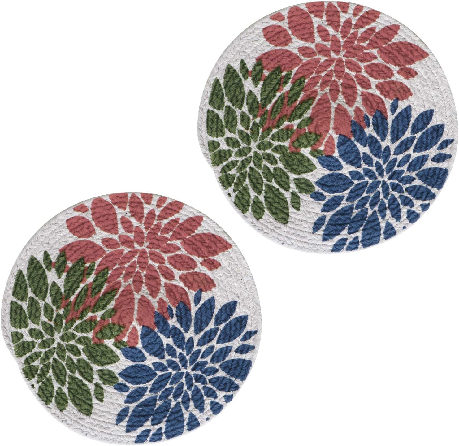 Buy THE HOME TALK Cotton Placemats- Set of 2 | Side Table Mats | 15 ...
