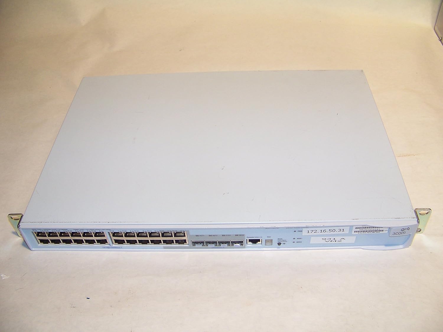 3com 4500G 24-Port Layer 3 Switch - 24 x Gestito L3 Bianco Supporto ...