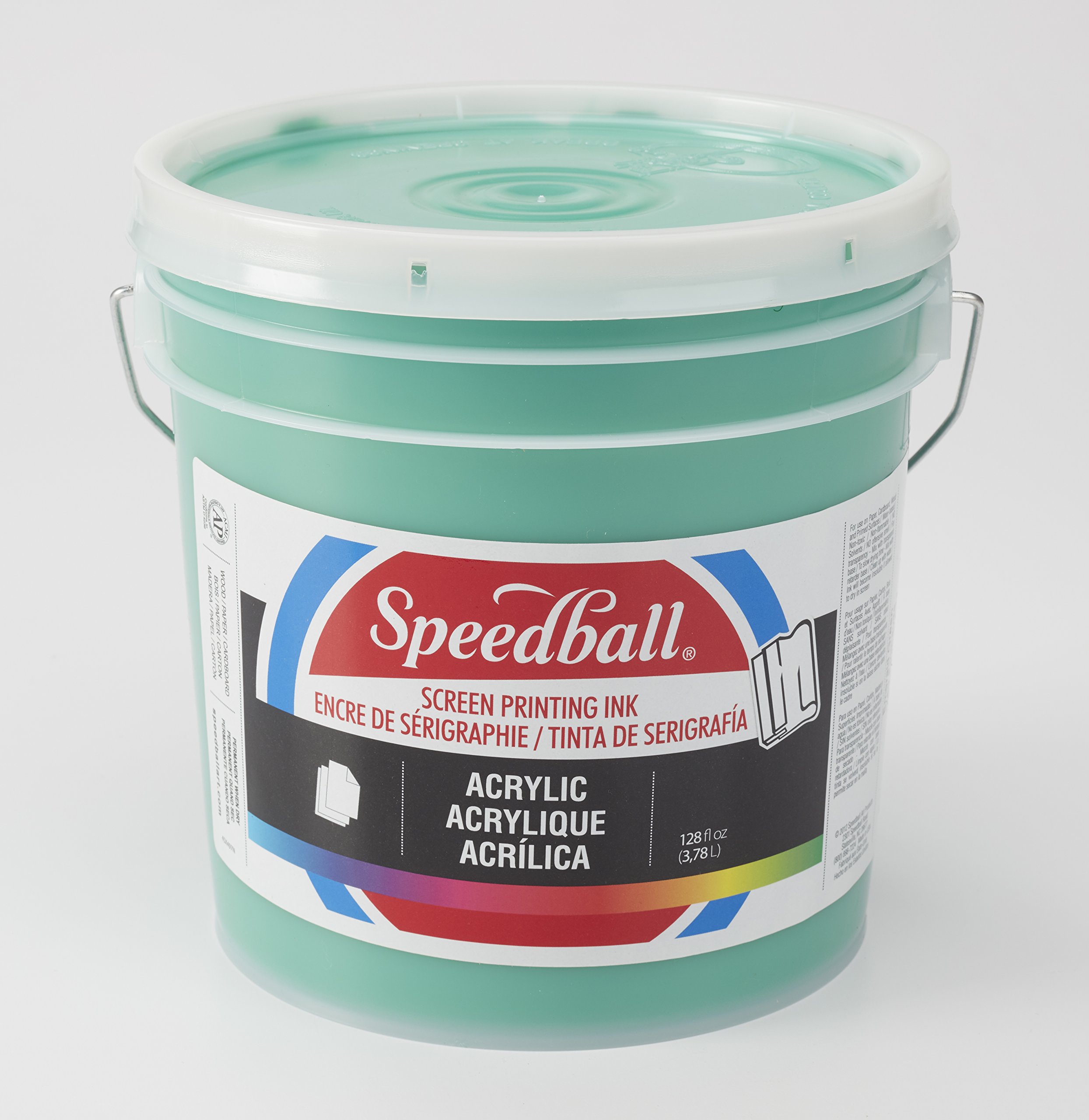 Amazon.com: Speedball Acrylic Screen Printing Ink, 128-Ounce, Emerald Green
