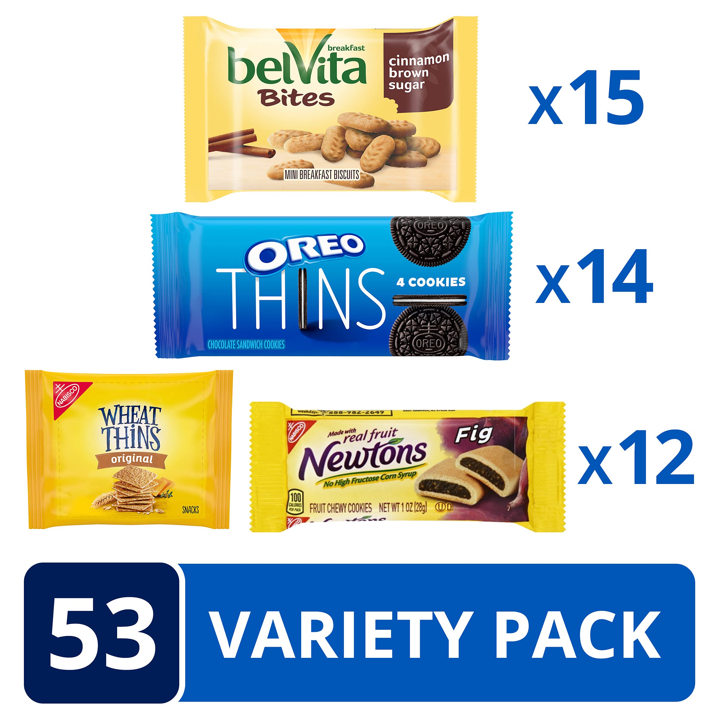 OREO Thins, belVita Bites Cinnamon Brown Sugar Breakfast Biscuits ...