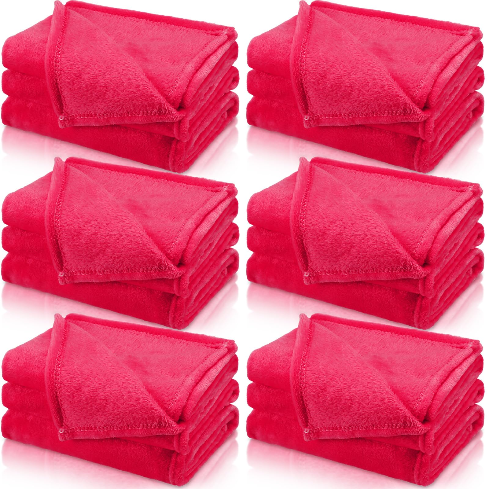 Amazon.com: SmoothNovelty 6 Pcs Fleece Blankets for Girls Sleepover ...