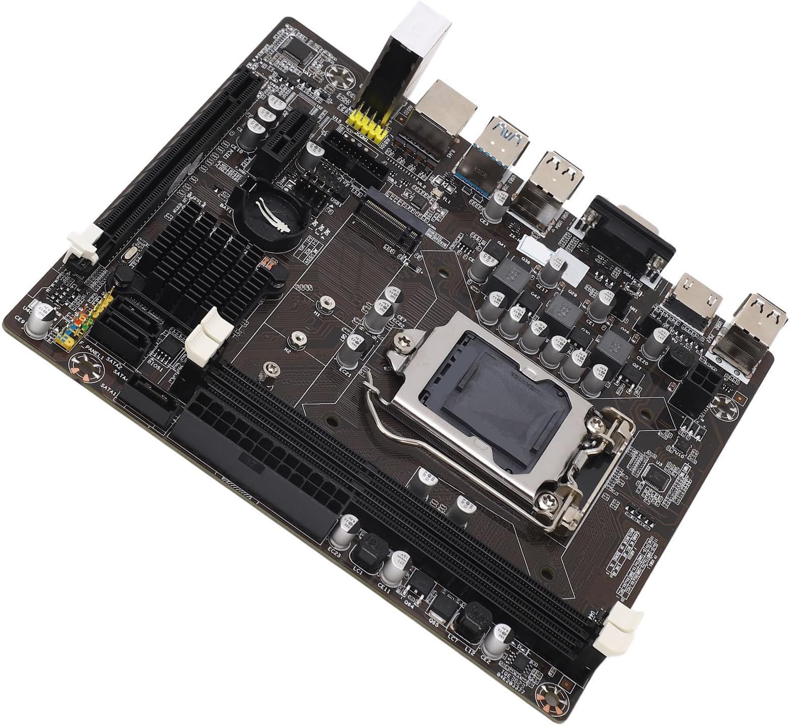 Amazon.com: 2022 New B75M Computer Gaming Motherboard, LGA1155 DDR3 M ATX Gaming Motherboard for ...