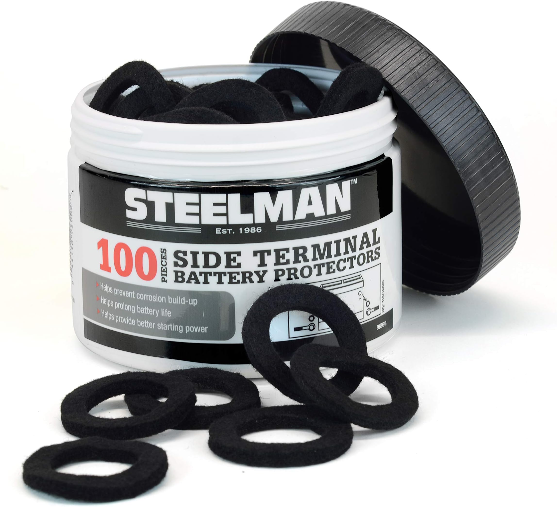 Amazon.com: STEELMAN 96994 Terminal Protectors for Side Post Batteries ...