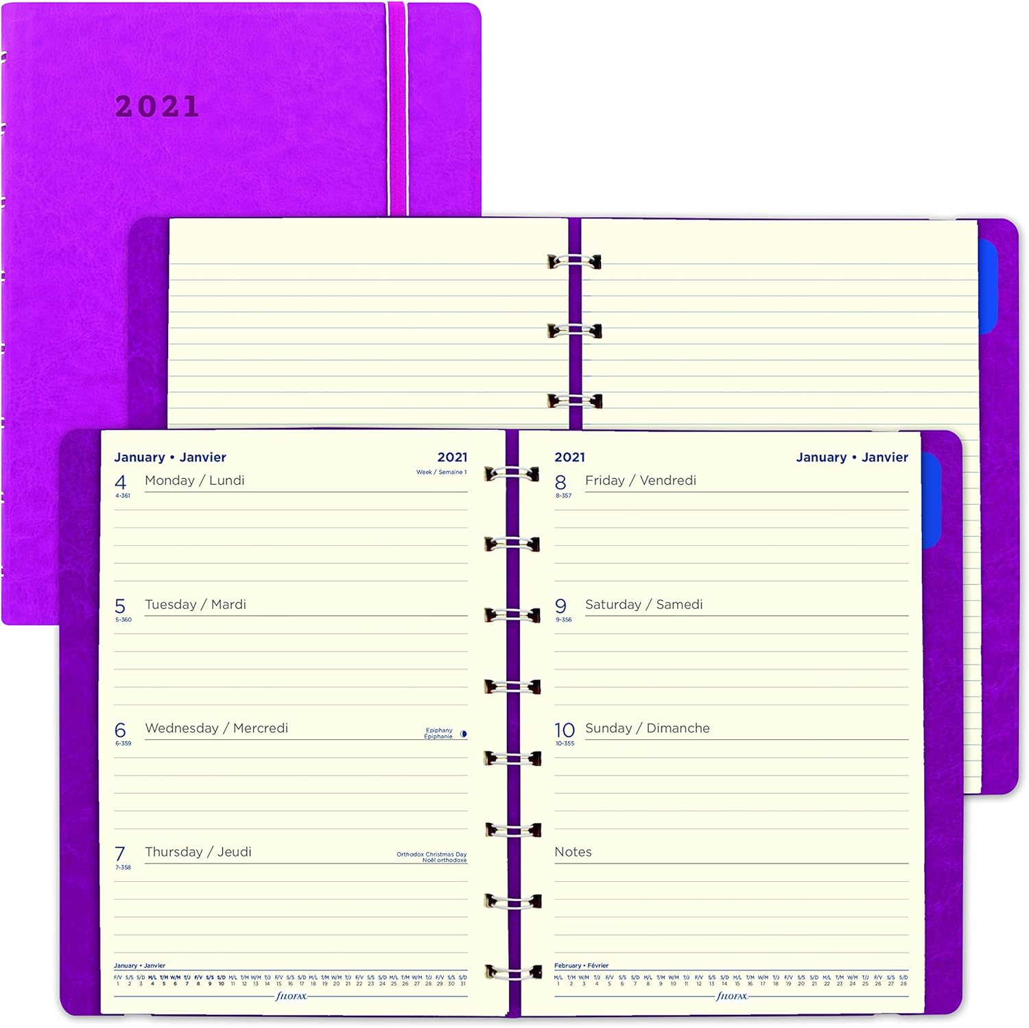 Amazon.com : Filofax Weekly Planner, 12 Months, January to December ...