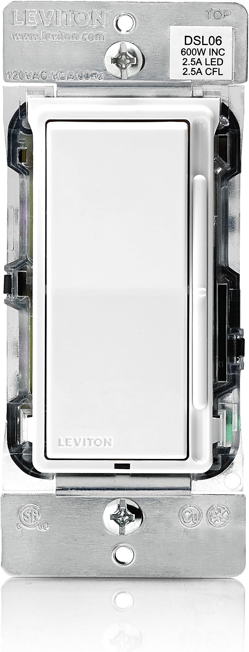 Leviton D26HD-1BW Decora Smart Wi-Fi, No Hub Required (2nd Gen) 600W ...