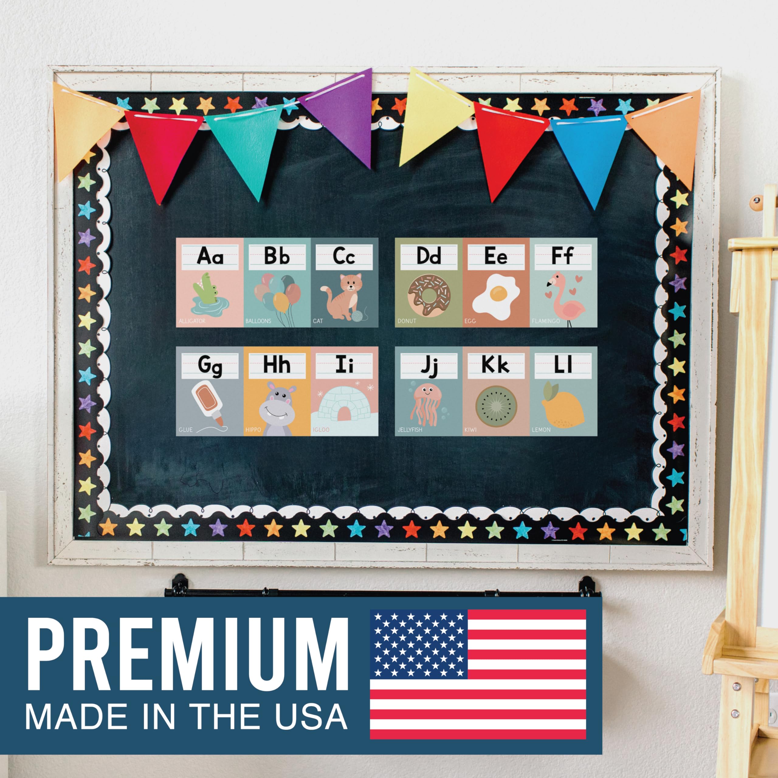 Snapklik.com : Alphabet For Classroom Wall - ABC Letters And Numbers ...