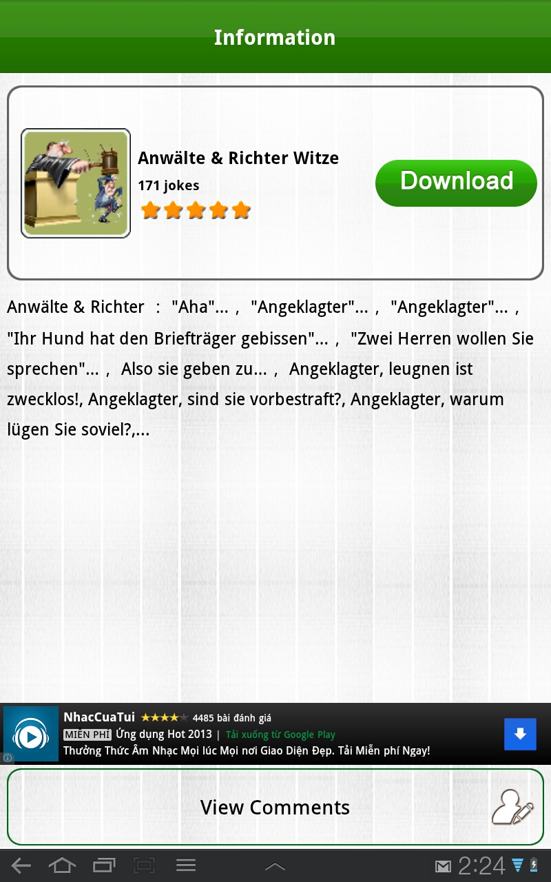 German Jokes Pro - App on Amazon Appstore
