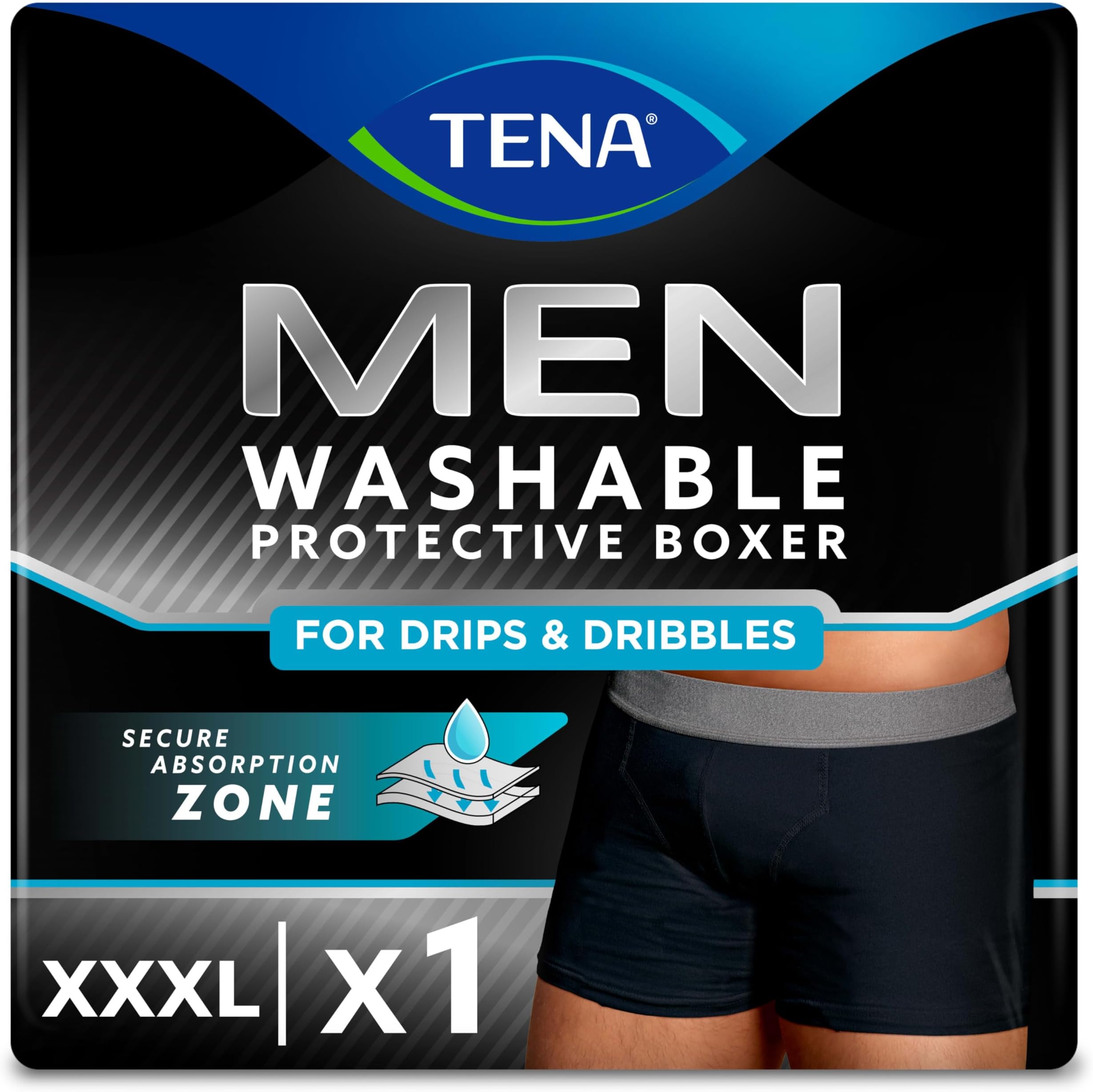 Amazon.com: Tena Incontinence Underwear for Men, Protective, Medium/Large, 16 Count : Health ...