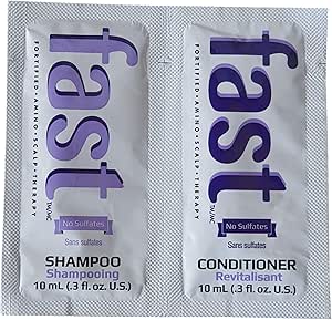 FAST Shampoo & Conditioner SLS FREE Sachets Fast Hair Growth 10ml X10 ...