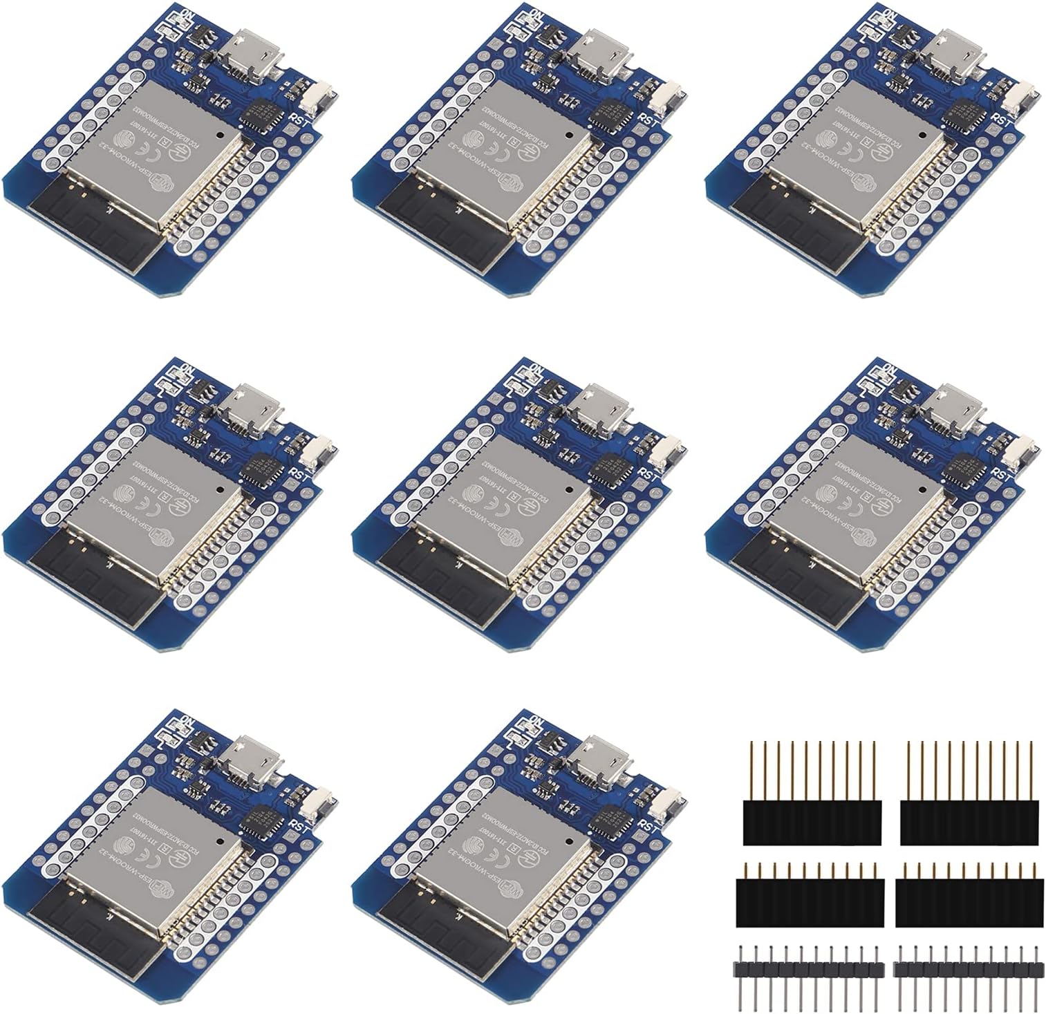 Amazon.com: WeMos D1 Mini ESP32 Minikit Dual Core 240MHz Wi-Fi ...
