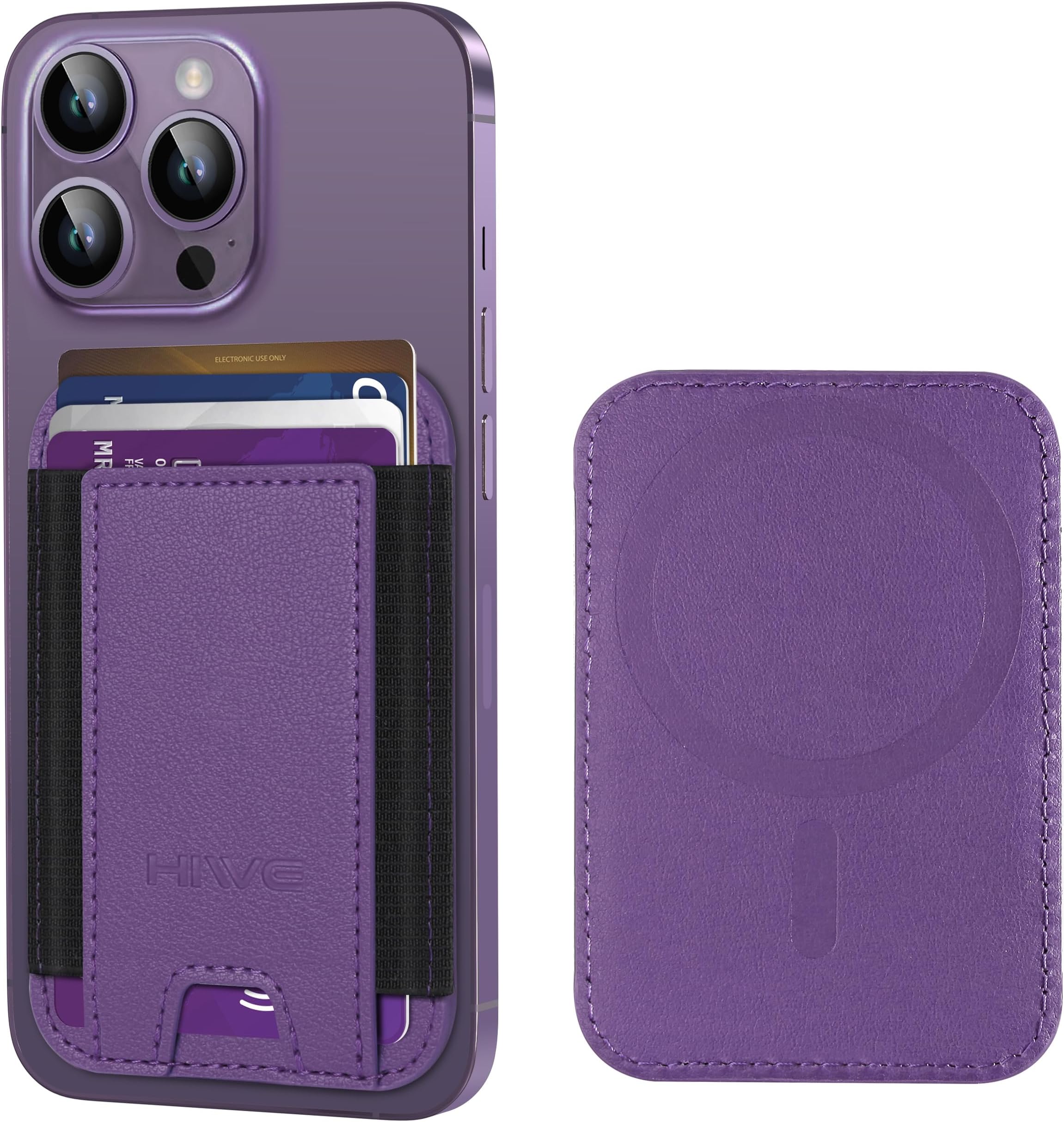 Amazon.com: HiWe for MagSafe Wallet, Strongest Magnetic Wallet for ...