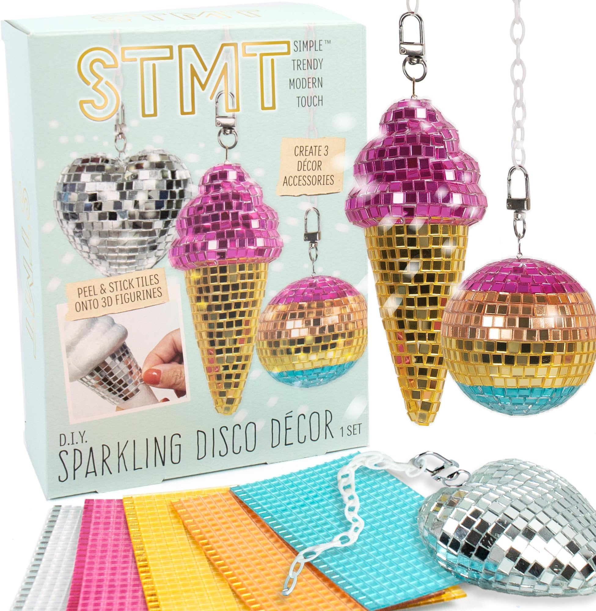 Amazon.com: STMT DIY Sparkling Disco Décor, Make Your Own Mini Disco ...
