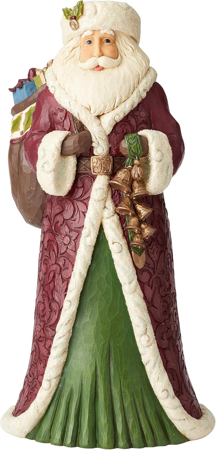 Amazon.com: Heartwood Creek by Jim Shore Victorian Santa Statue : Home ...