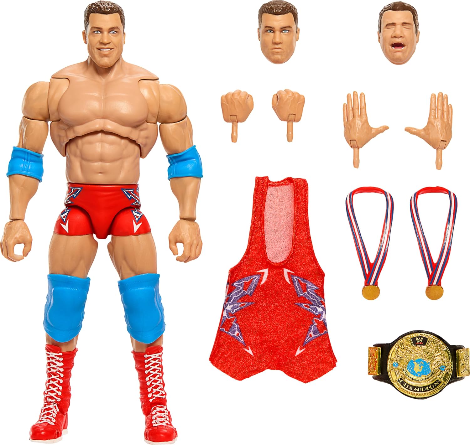 Amazon.com: Mattel WWE Ultimate Edition Action Figure & Accessories, 6-inch Kurt Angle ...