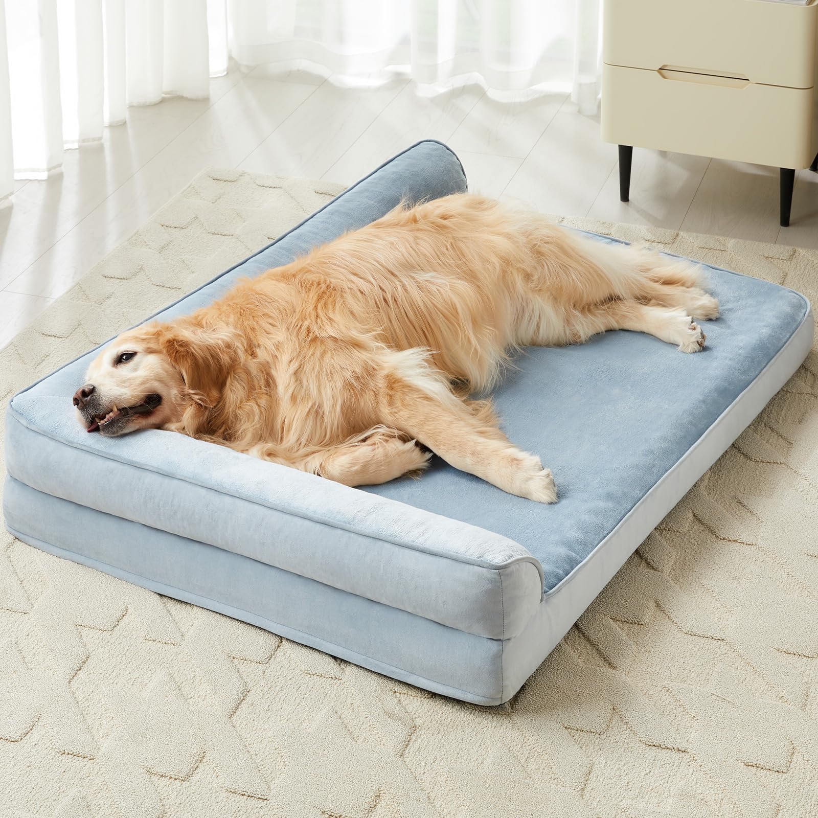 Snapklik.com : LNSSFFER Dog Beds Large Sized Dog, Orthopedic Dog Beds ...
