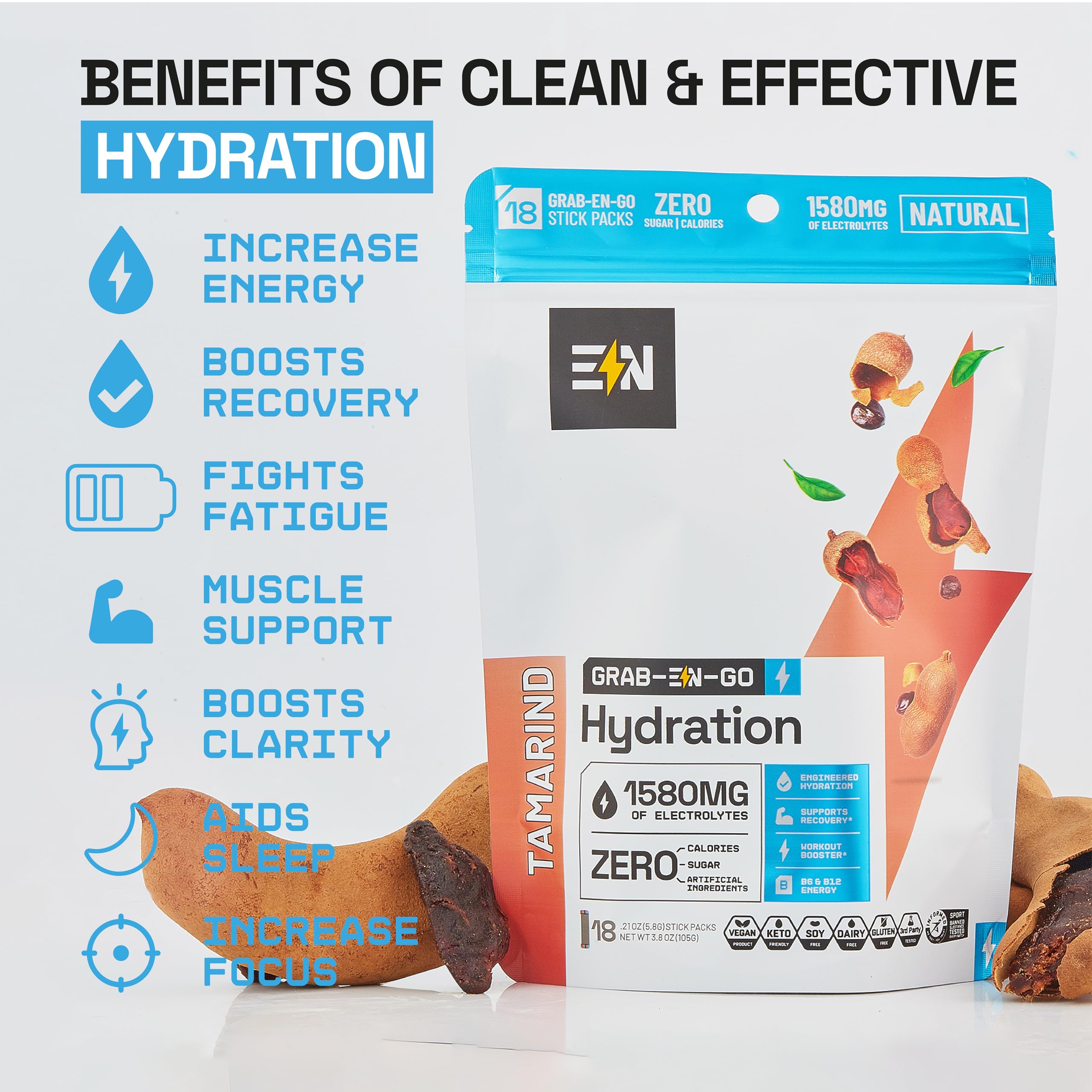 Snapklik.com : Engineered Nutrition Sugar-Free Electrolytes Powder ...