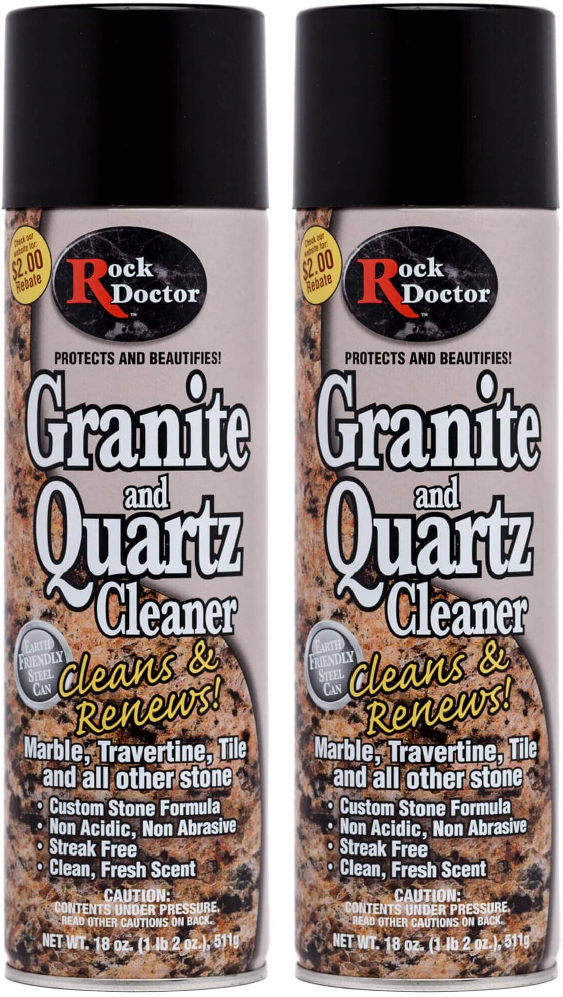 Amazon.com: Rock Doctor Granite Polish Spray and Surface,18oz.Can ...