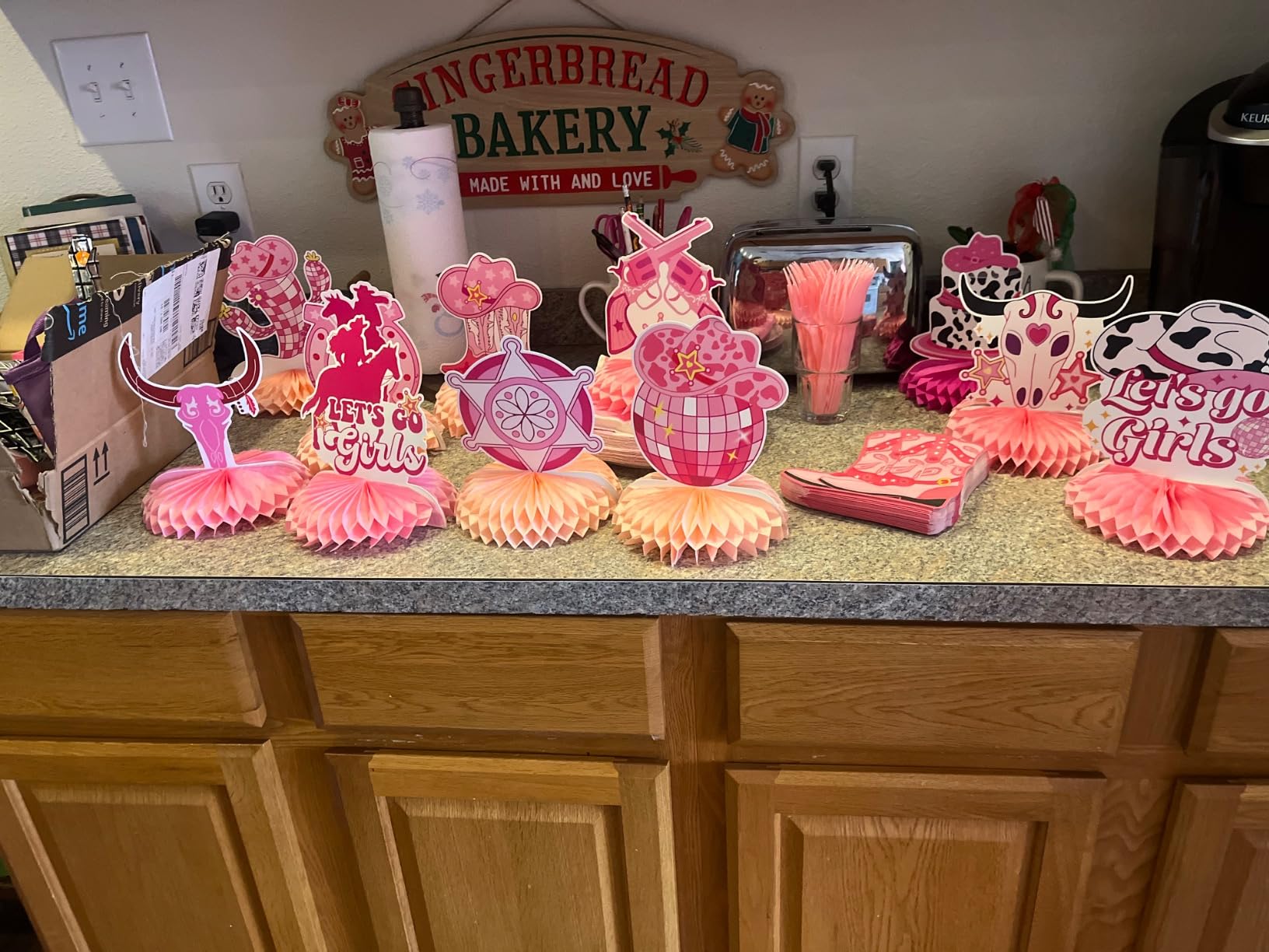 Amazon.com: Disco Cowgirl Centerpiece for Tables - 9PCS Disco Cowgirl ...