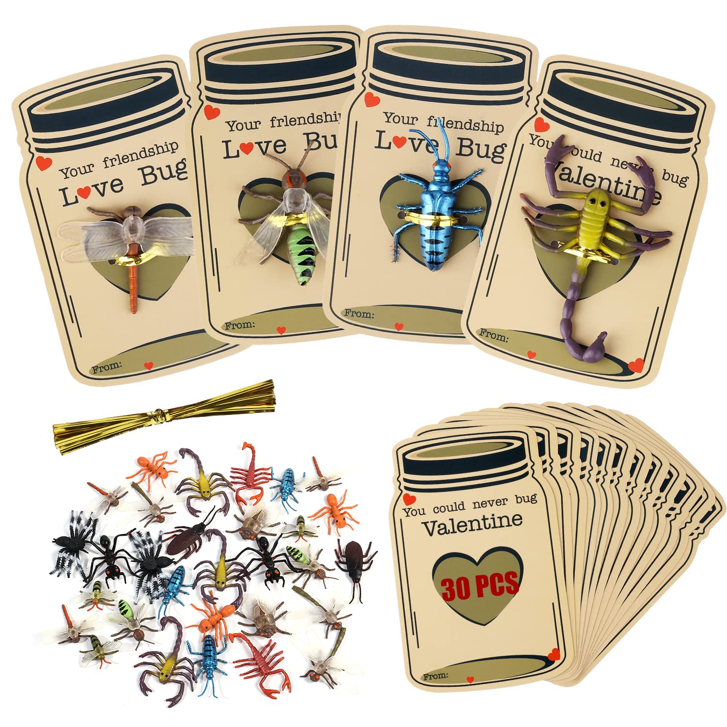Valentine Bug Love Bug Valentine Gift Tags – Birdie Mae Designs