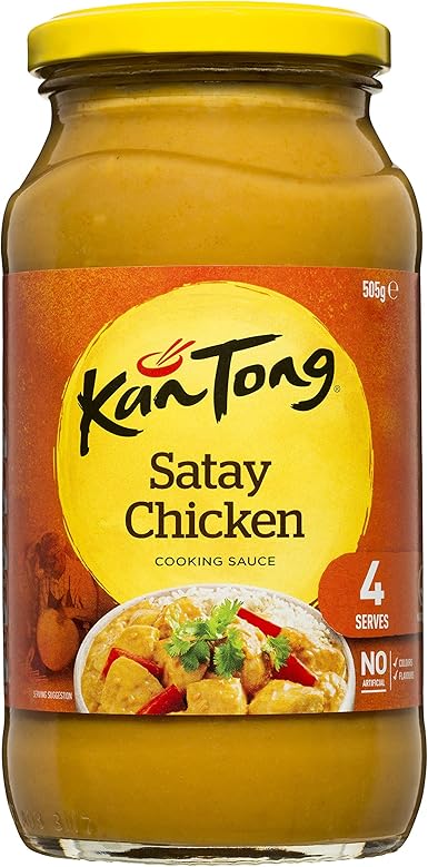 Kan Tong Cooking Sauce Satay Chicken, 505g : Amazon.com.au: Grocery