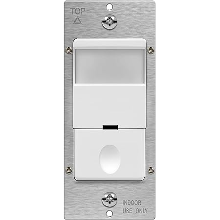 EverElectrix 4-Pack Motion Sensor Light Switch, Neutral Wire Required ...