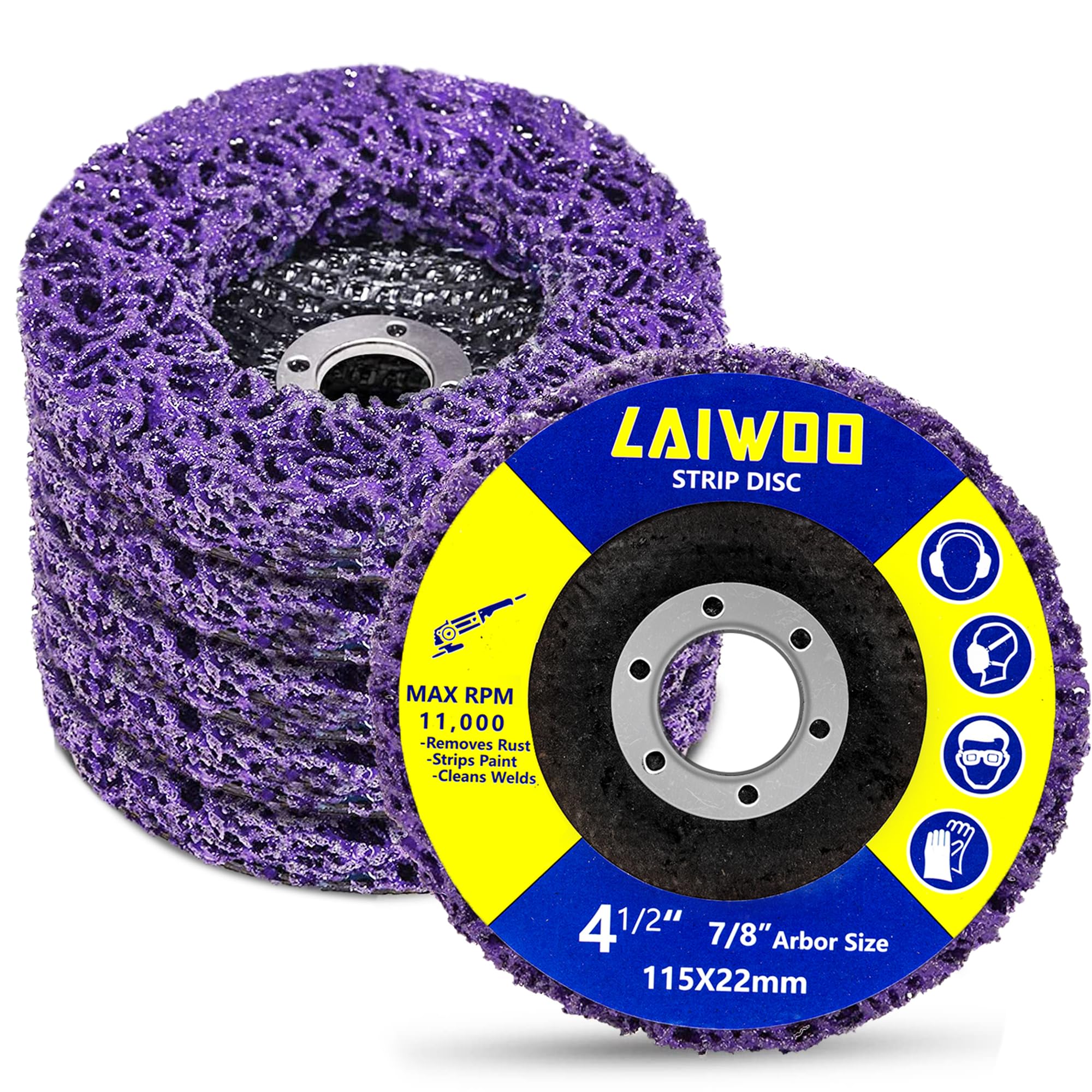 Snapklik.com : LAIWOO Strip Discs Stripping Wheel For Angle Grinder