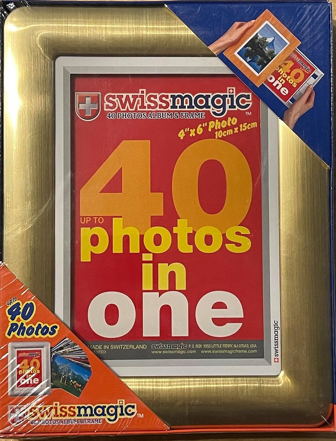 Amazon.com: Swiss Magic 40 Photos Album & Frame In One : Home & Kitchen
