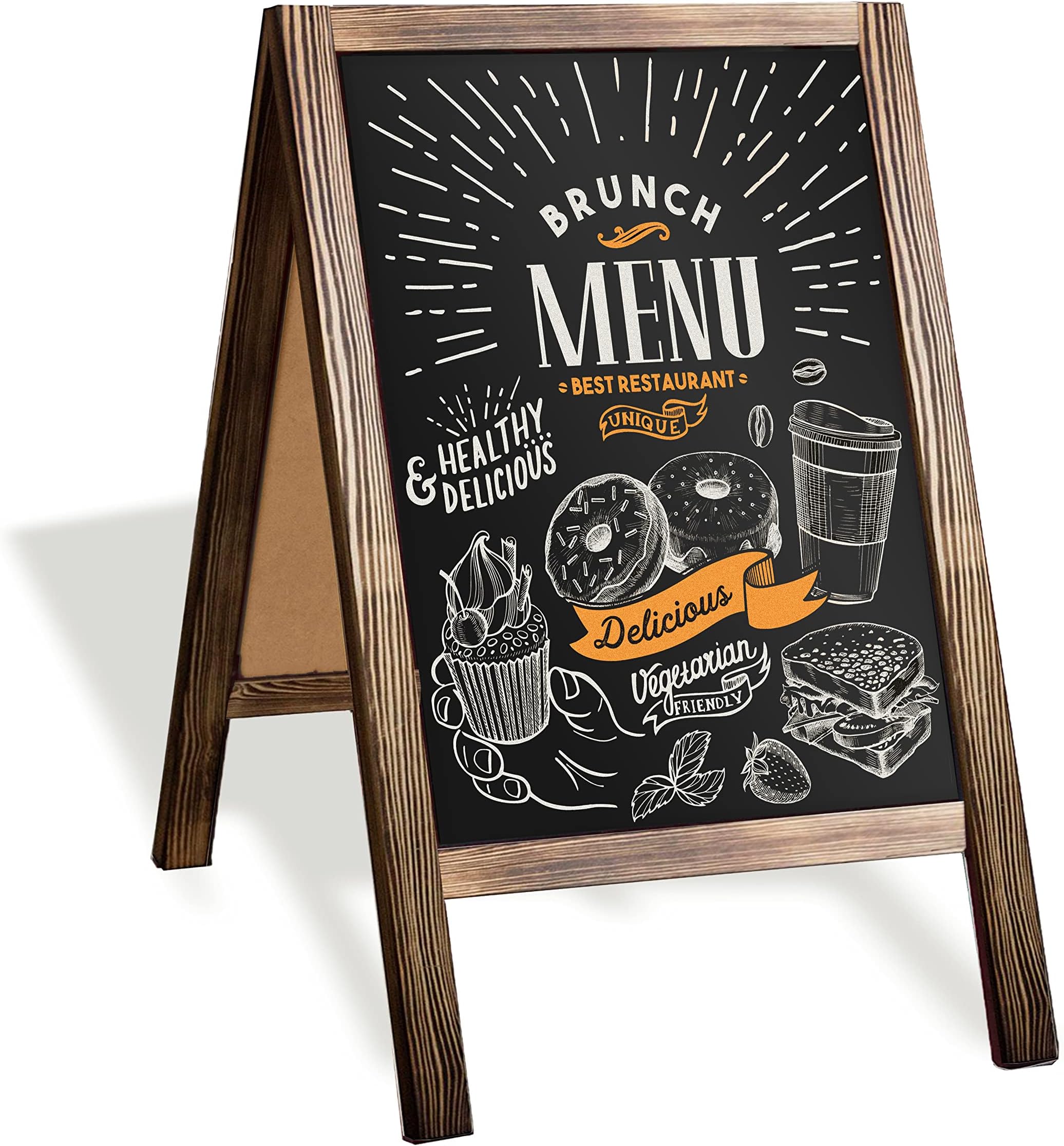 Amazon.com: RHF Extra Large 40"x22" Chalkboard Sign, Handcrated A ...
