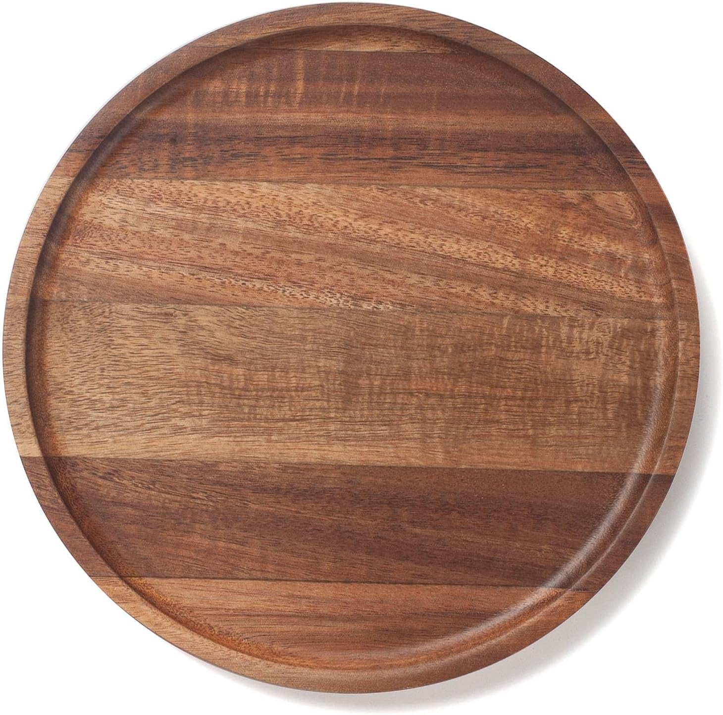 Amazon.com: 2PACK Solid Wood Serving Platters,Trays of Natural Acacia ...
