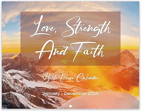 Amazon.com: 2025 Wall Calendar - Bible Verse Wall Calendar 2025, Jan ...