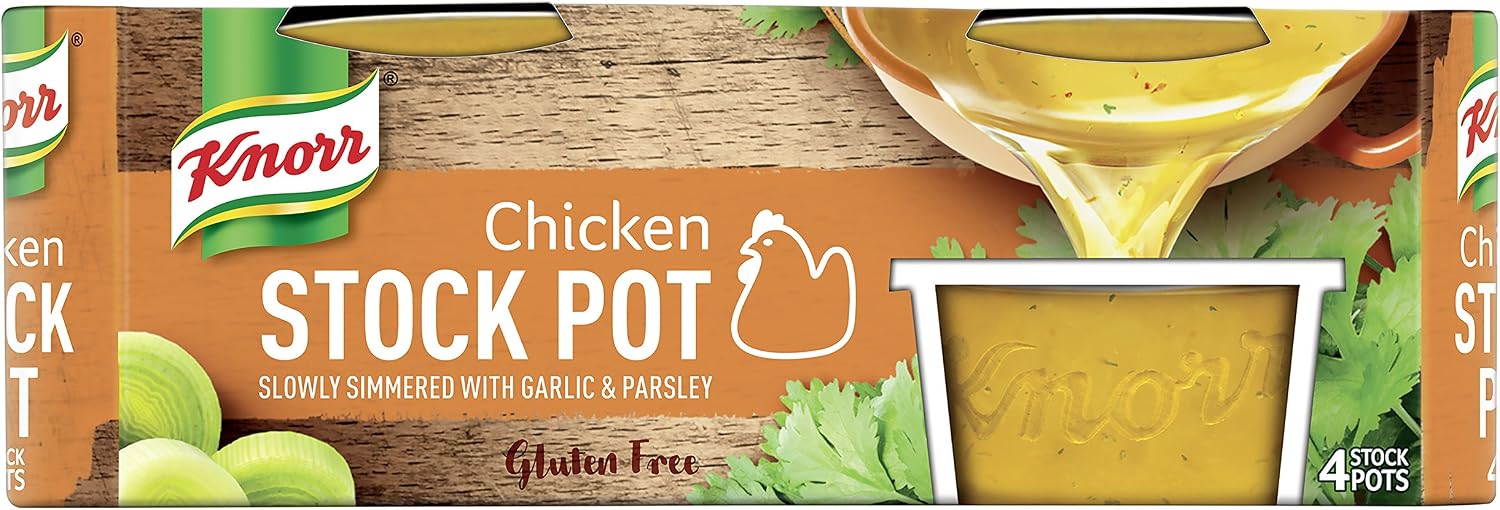 Knorr Chicken Stock Pots gluten-free to add a rich chicken flavour to ...