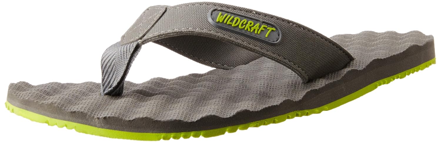 Buy Wildcraft Men's Grey Flip-Flops and House Slippers - 9 UK/India (43 ...