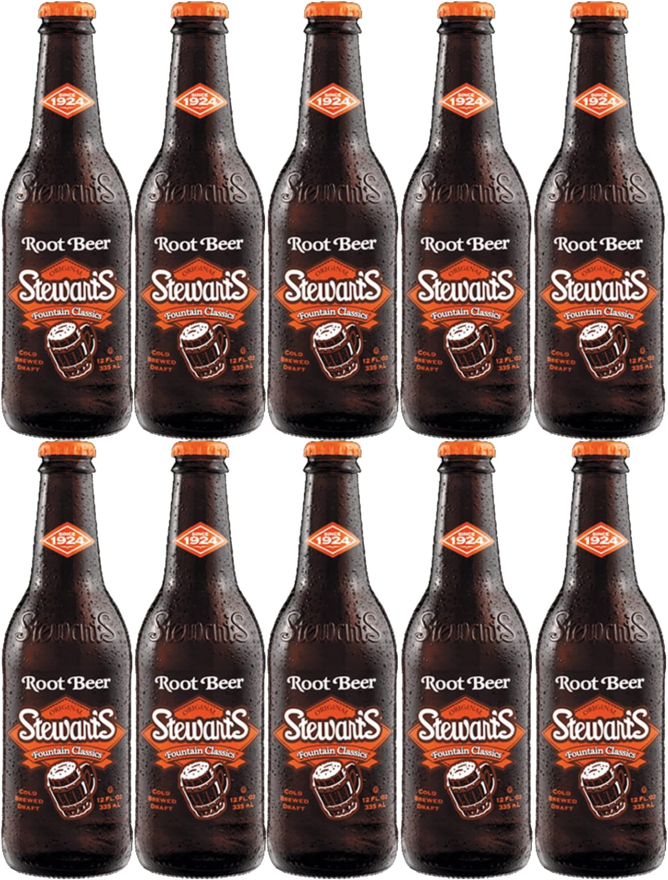 Amazon.com: Stewart's Root Beer, 12 fl oz (24 Glass Bottles) : Home ...