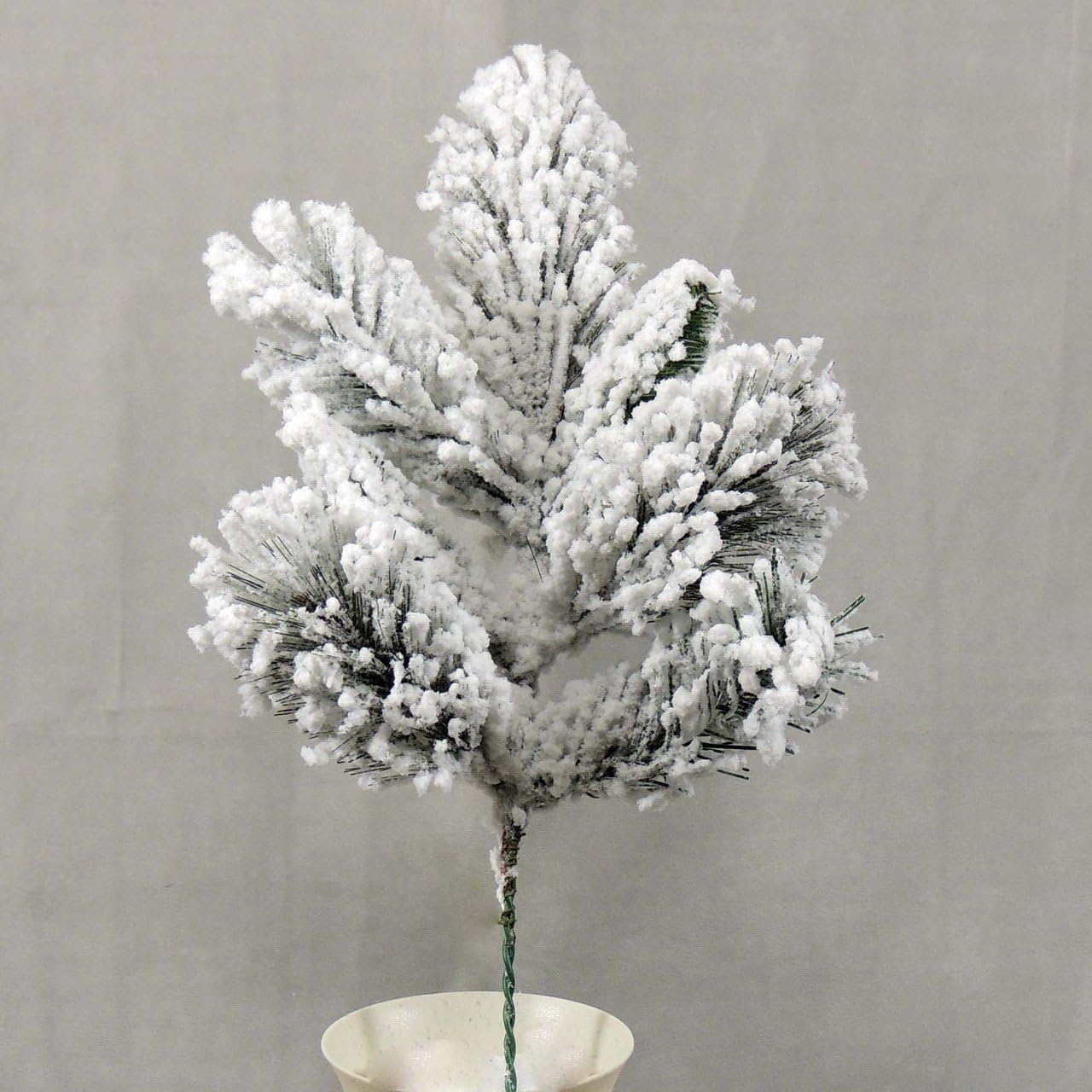 Amazon.com: 1 Pc, 15 Inch Artificial Heavily Flocked Mixed Pine Spray ...