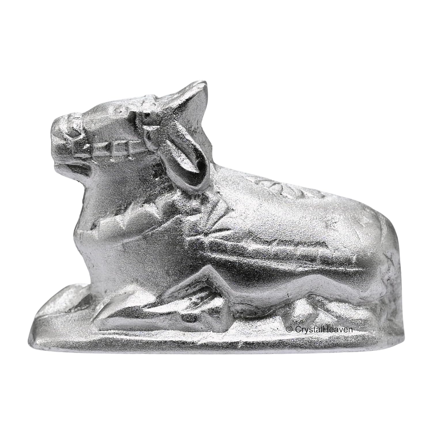 Parad Nandi for Home Puja Pooja - 1" Mercury Nandi Original Certified ...