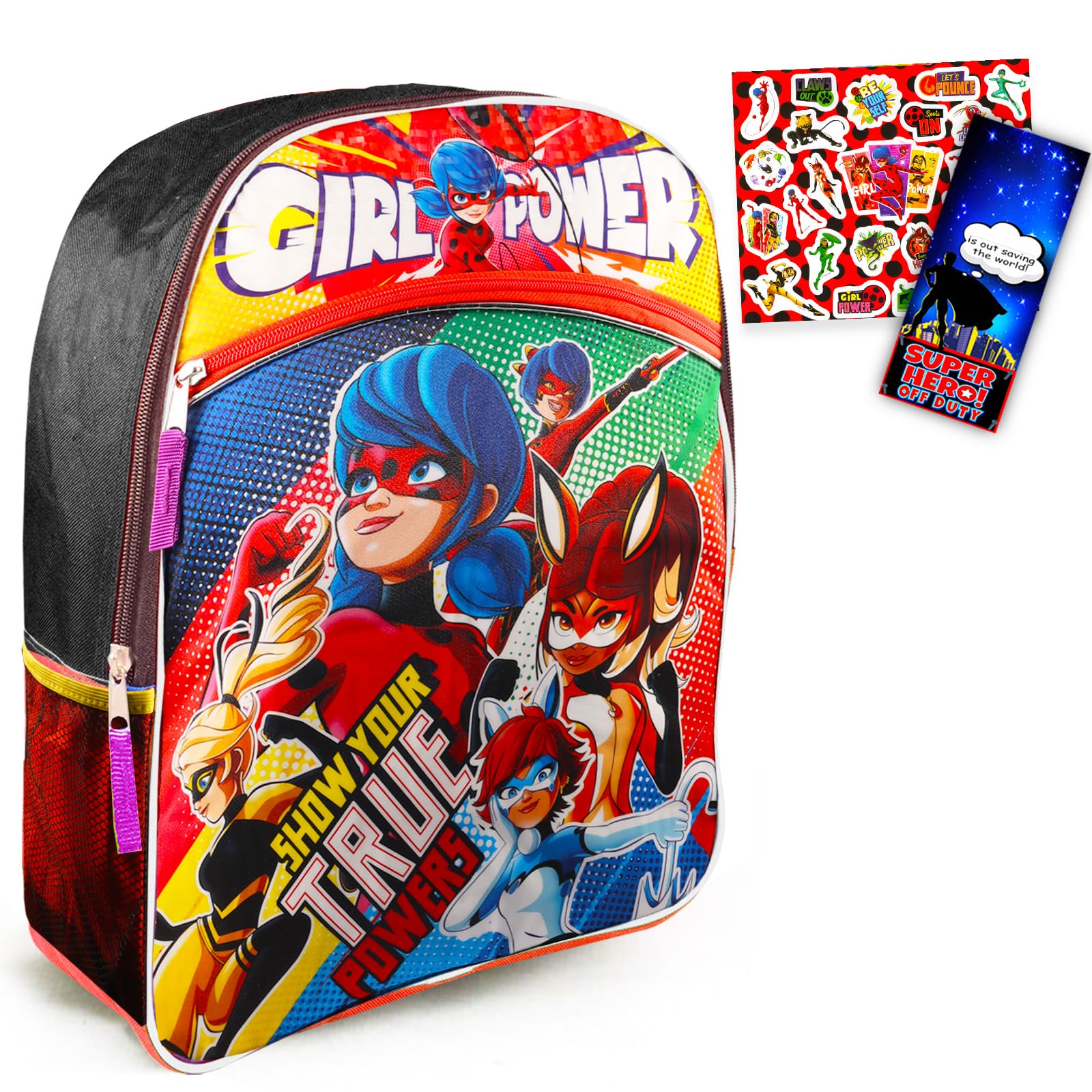 Miraculousladybug Backpack Set Bundle With 16 Miraculous Ladybug ...
