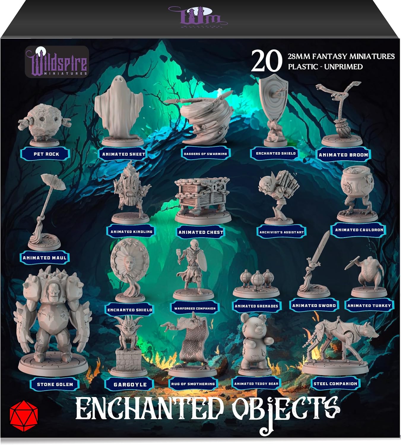 20 Enchanted Objects - Animated Objects for DND Miniatures 28-32mm ...