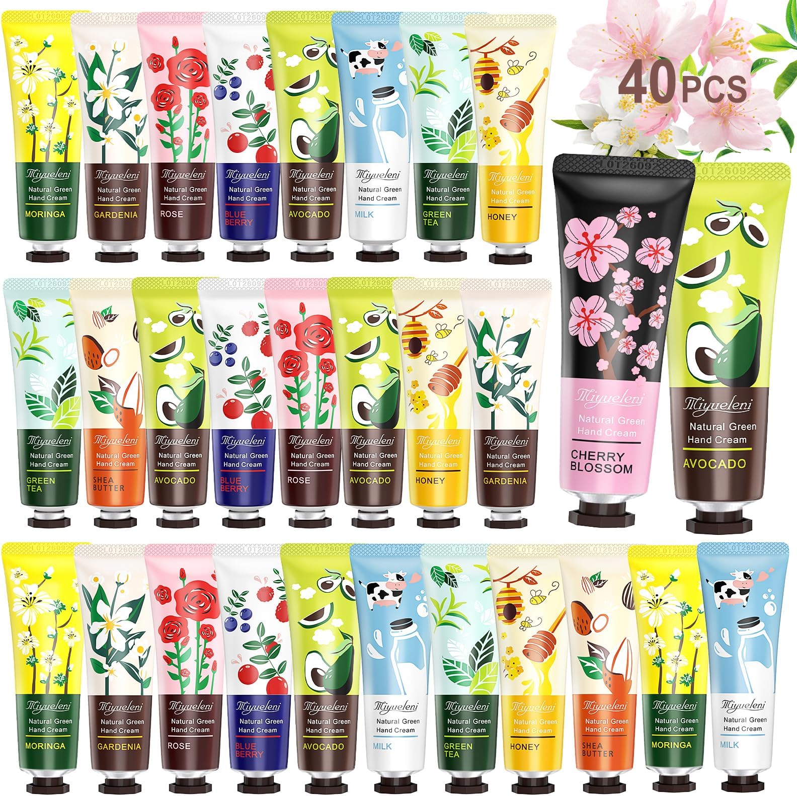 Amazon.com : 40 Pack Hand Cream Gifts Set- Valentines Day Gifts for Her ...