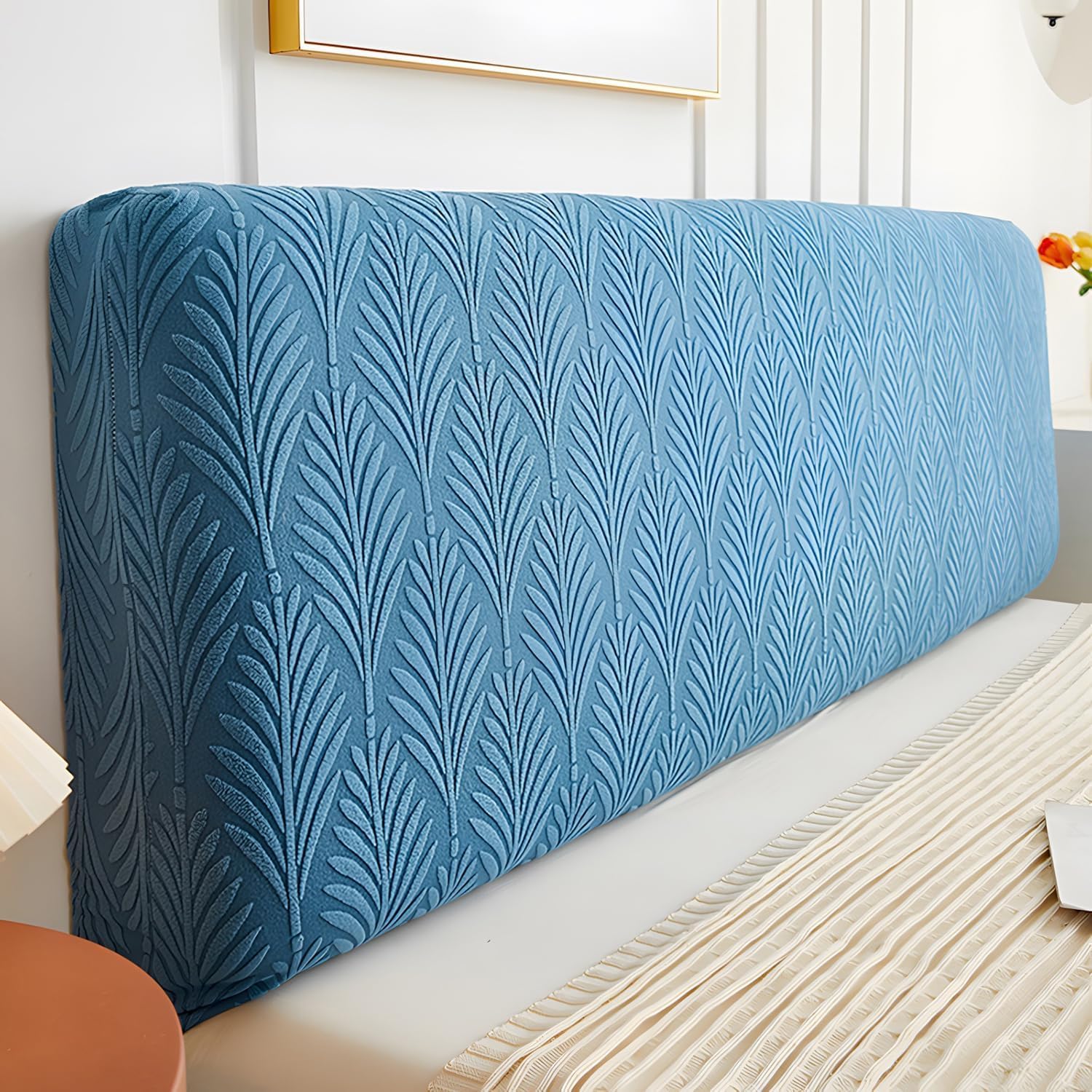 Amazon.com: EFELIM Stretch Headboard Covers for Queen Cal King Size Bed ...