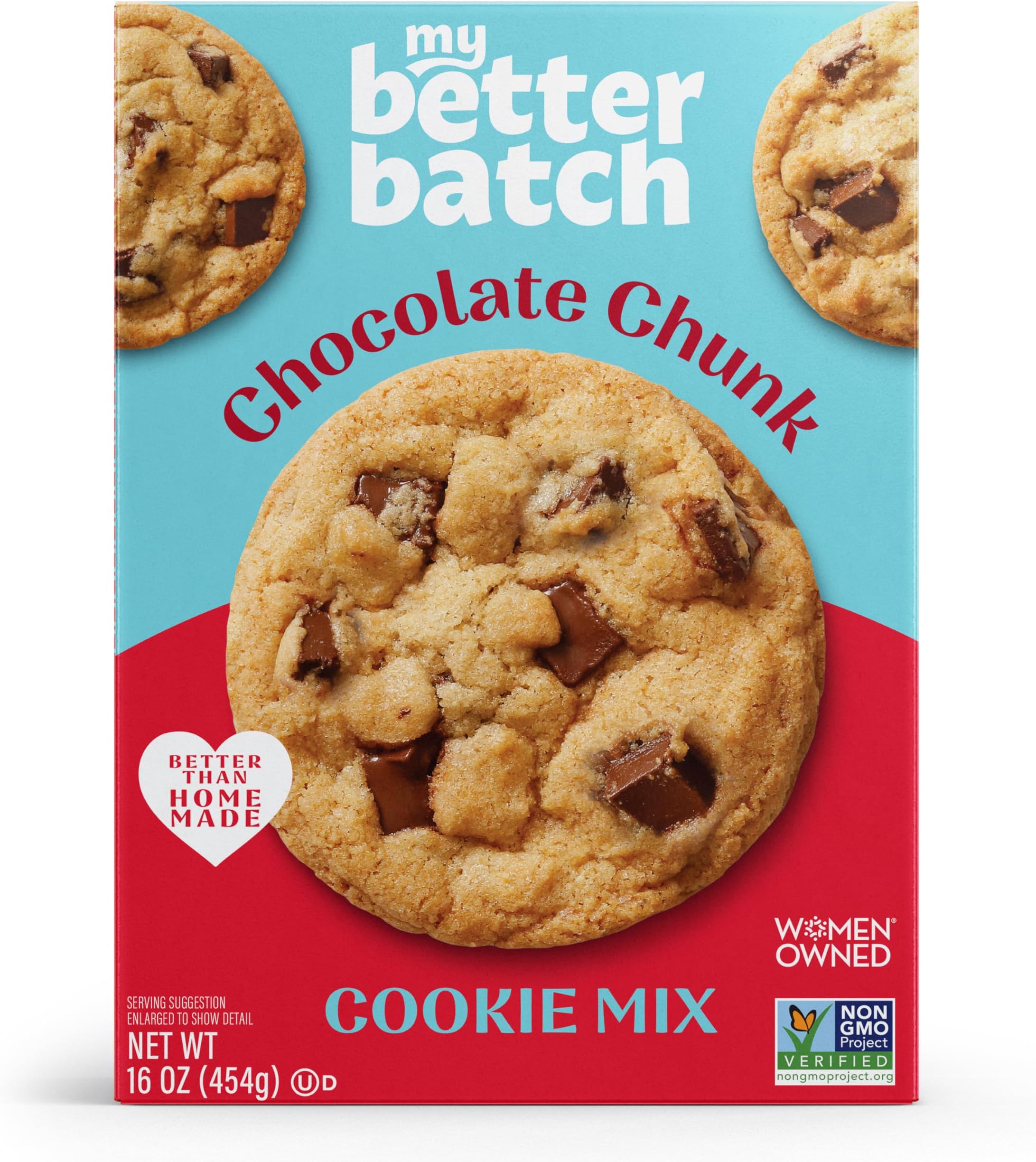 Amazon.com : My Better Batch, Chocolate Chip Cookie Mix, Simple Cookie ...