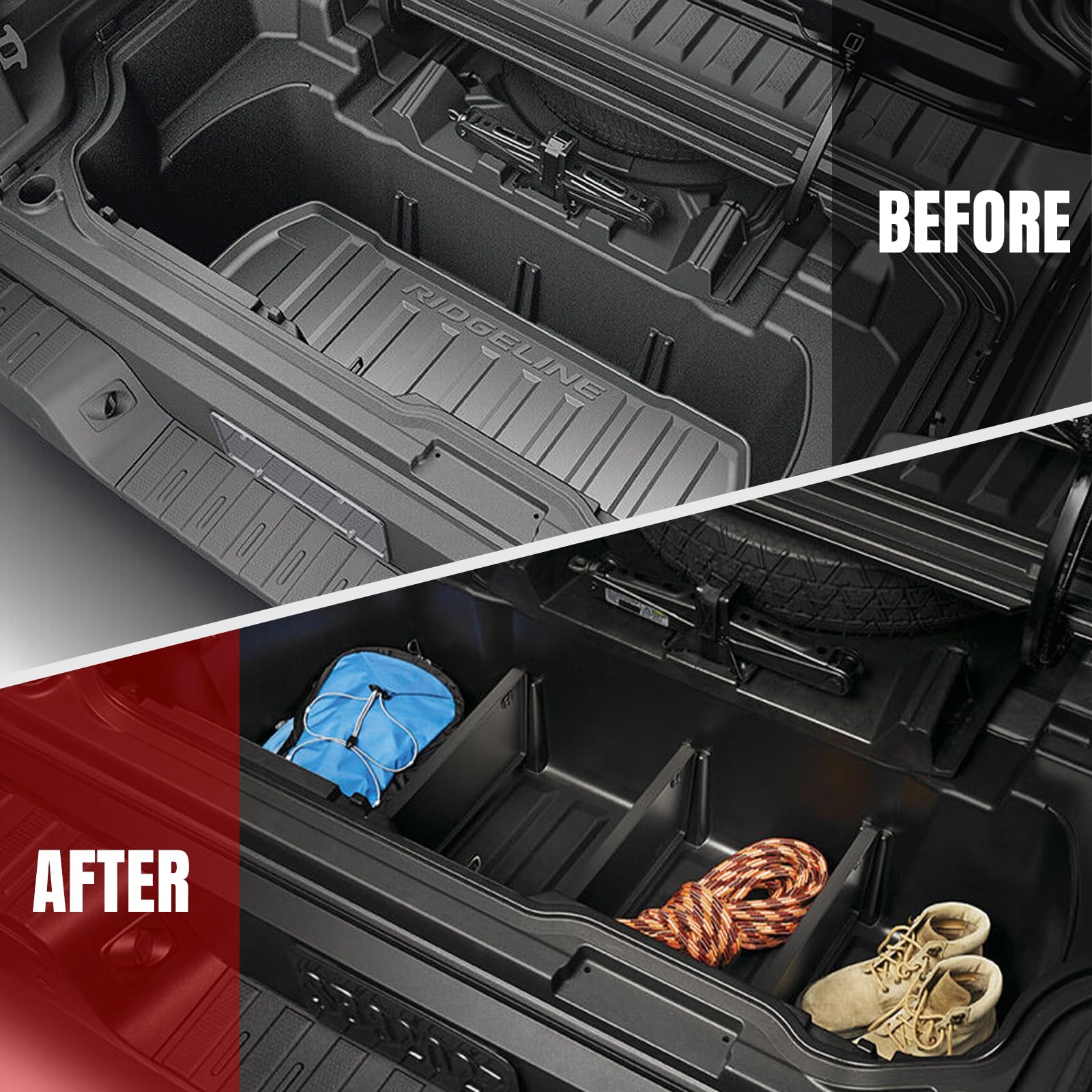 Snapklik.com : A & UTV PRO Cargo Trunk Divider For 2017-2025 Honda ...