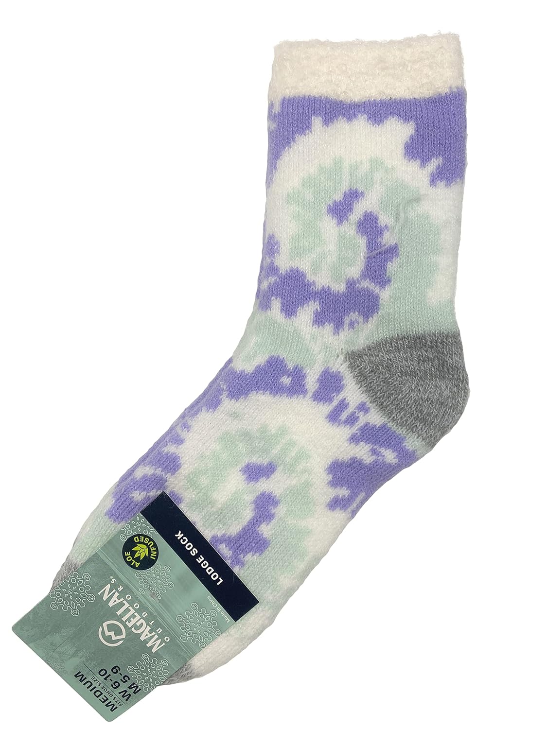Magellan Outdoors Women's Lodge Socks Aloe Infused Soothing Spa Socks ...