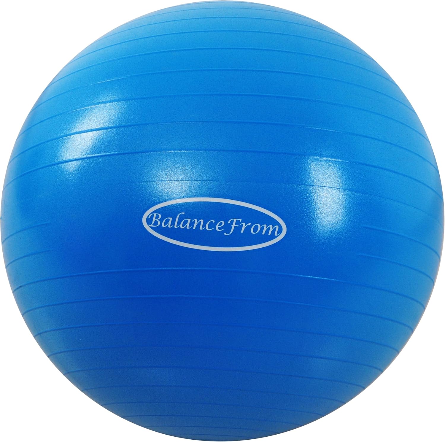 BalanceFrom Anti-Burst and Slip Resistant Exercise Ball Yoga Ball ...